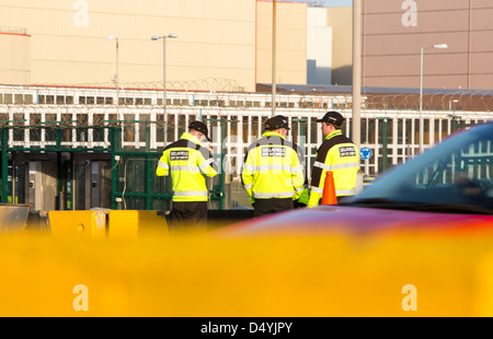 Security guards at Sellafield nuclear power station, Cumbria, UK Stock ...
