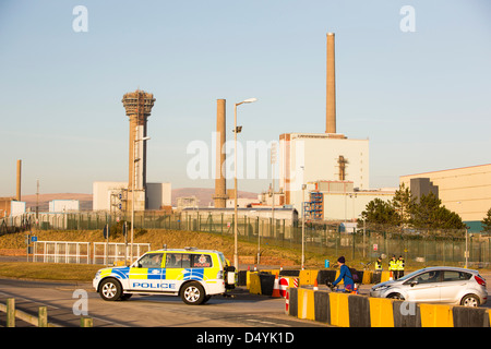The nuclear reactor capped off at Sellafield nuclear power station ...