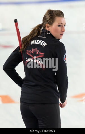 Emma Miskew (CAN), MARCH 20, 2013 - Curling : World Women's Curling ...