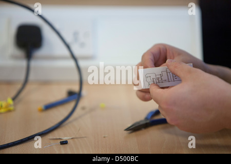 Electronics course at Cardonald College, Glasgow Stock Photo - Alamy