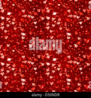 Hearts Seamless Pattern Bitmap Illustration Stock Photo - Alamy