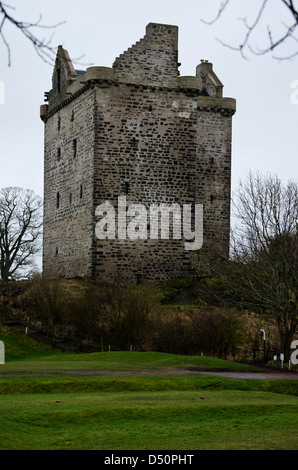The 15th century Niddry Castle, near Winchburgh in West Lothian ...