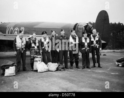 Commanding officer of 617 squadron, Wing Commander John Butcher (left ...