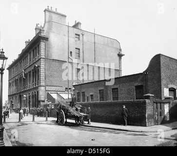 The Ship Hotel in Greenwich, London, photographed in 1908, offers a ...