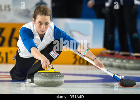 Jessica Schultz (USA), MARCH 21, 2013 - Curling : World Women's Curling ...