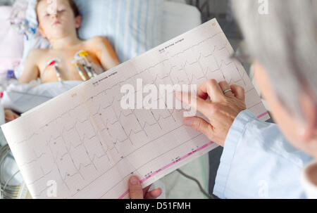 ECG OF A CHILD Stock Photo - Alamy