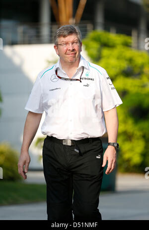 Ross Brawn (GBR) Mercedes AMG F1 Team Principal. Singapore Grand Prix ...