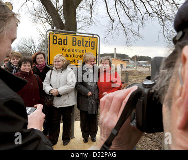 Bad Belzig town sign Stock Photo - Alamy