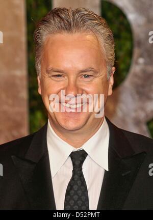 US actor Tim Robbins arrives at the Vanity Fair Oscar Party at Sunset ...