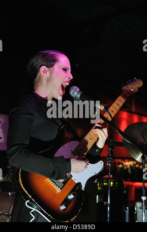 Anna Calvi live on stage on 10th February 2014 at The Institute ...