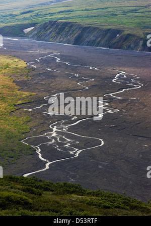 A stunning scene of a gravel and rock background featuring a white ...