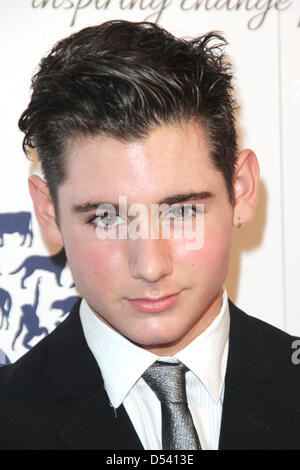 Dominic Scott Kay arrives at the 2013 Genesis Awards Benefit Gala at ...