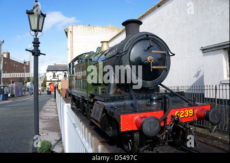 Steam Locomotive 'Goliath' GWR 5205 Class - Number 5239 parked at ...
