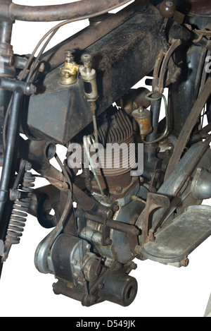 Close-up view of the Engine of a 1900, Daimler, taking part in the ...