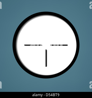 Crosshair reticle target Stock Photo - Alamy