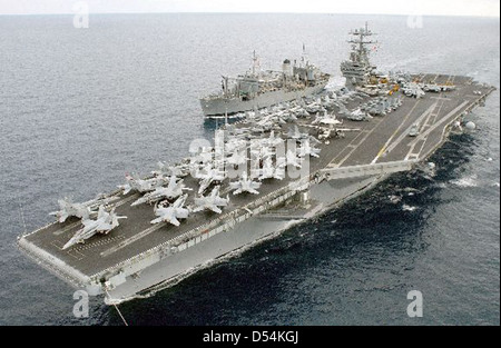 Ships - United States Navy - Nimitz Aircraft Carrier (May 1972). Cross ...