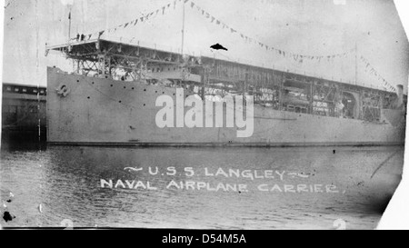 The USS Langley (CV-1), commissioned in 1922, was the first aircraft ...