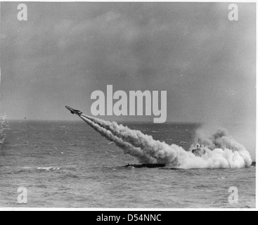 The USS Tunny (SSG-282), a Gato-class submarine, is shown with its ...