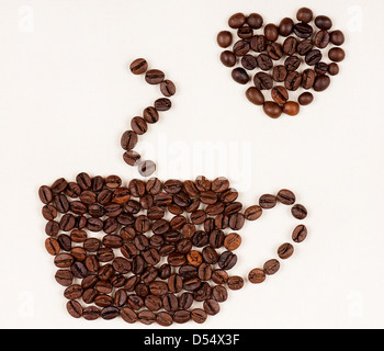 Linen, fabric made of flax. Fresh herringbone of flax plant on natural ...