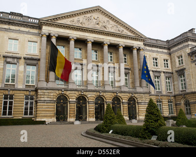 Belgian Parliament building in the Center of Brussels, Belgium Stock ...