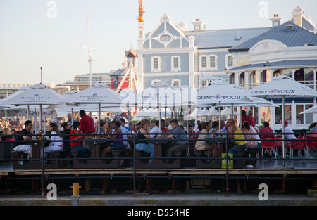 Quay Four Restaurant at Waterfront in Cape Town - South Africa Stock ...