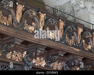 Saint Paul's Cathedral Bishop's choir or quire stalls details Stock ...