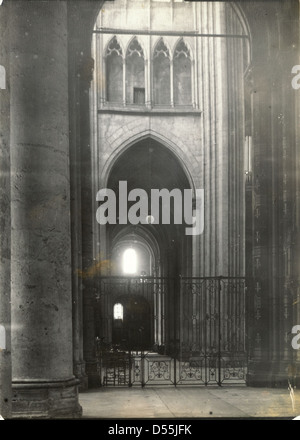 The Church of St. Quentin in St. Quentin, France, photographed in 1903 ...