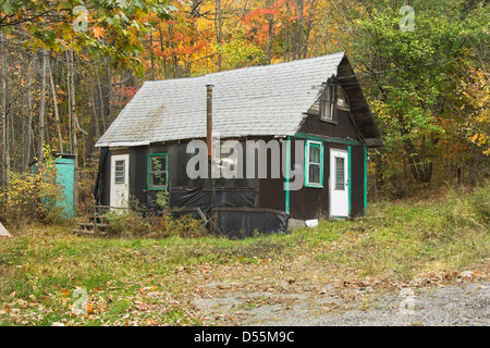 Old hunting camp shack Stock Photo - Alamy