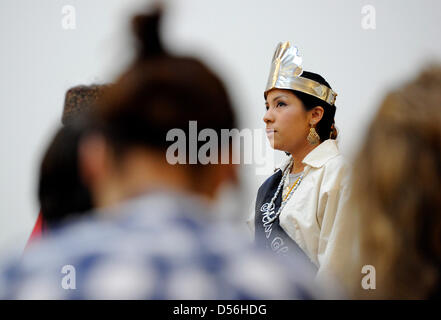 Miss Cherokee of the Eastern Band of Cherokee Indians, Rachel Hicks ...