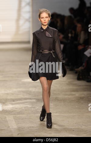 Models present creations as Cerutti women's fashion fall winter 2010 ...