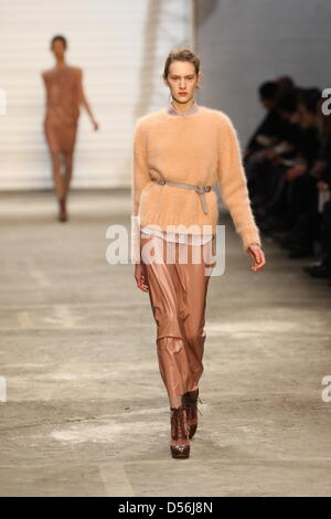 Models present creations as Cerutti women's fashion fall winter 2010 ...