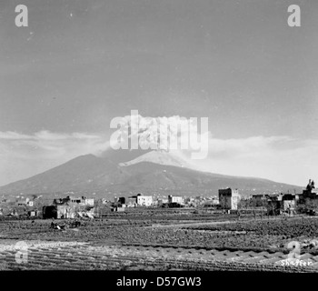 The 1944 eruption of Mount Vesuvius in Italy was one of the most ...