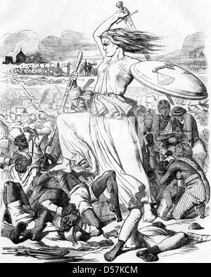 INDIAN MUTINY 1857 "Suppression of the Indian revolt by the English ...