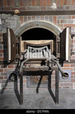 The Crematorium at Dachau Concentration Camp. Opened in 1933 it was the ...