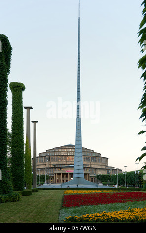 Wroclaw, Poland, the Iglica front of Centennial Hall, UNESCO World ...
