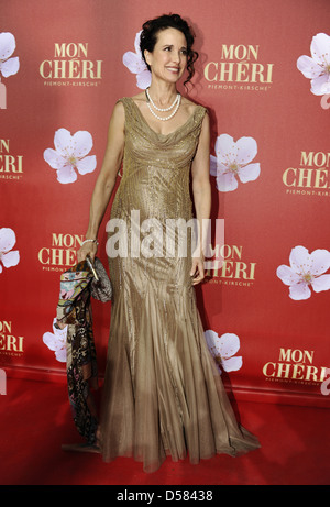Andie MacDowell at Mon Chéri Barbara Tag at Mueller´sches Volksbad ...
