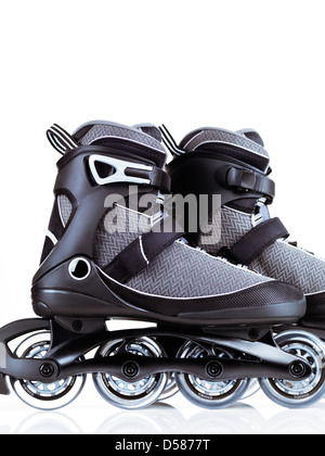 Two skate isolated on white background close-up Stock Photo - Alamy