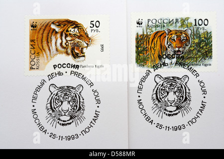 First day release of a series of postage stamps in Russia celebrating ...