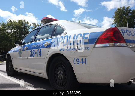 Quebec Provincial police car Stock Photo - Alamy