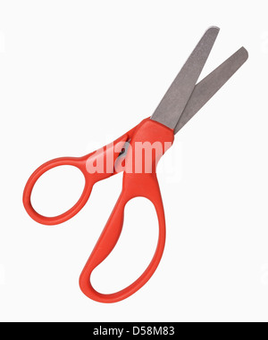 the children's scissors isolated on white background Stock Photo - Alamy