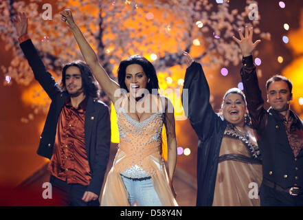 Eva Rivas representing Armenia performs during the first dress ...