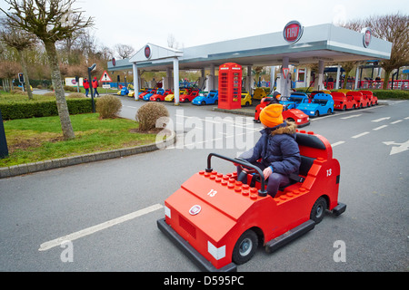 L-Drivers ride at Legoland theme park, Windsor, England, United Stock ...