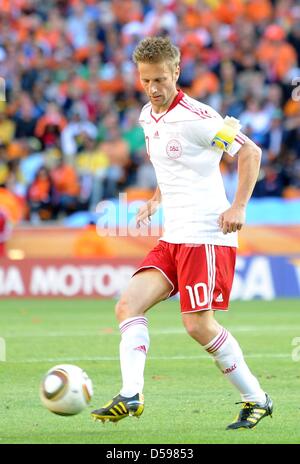 Martin JORGENSEN of Denmark during a match at the FIFA 1998 World Cup ...