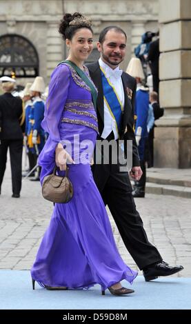 Prince Ali bin Al Hussein of Jordan and Princess Rym Ali arrive for the ...