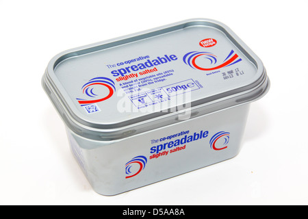 Co-operative own brand label spreadable butter Stock Photo - Alamy
