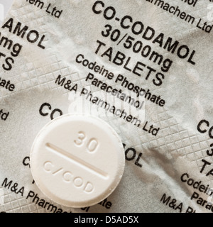 Pack of Co Codamol pain relief tablets Stock Photo - Alamy