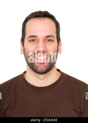 Young arab man smiling confident having online training at sport center ...