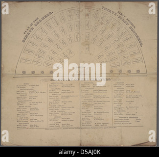 This floor plan of the United States Capitol illustrates the layout of ...