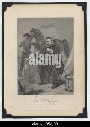 George B McClellan. Portrait of the American Civil War General, George ...