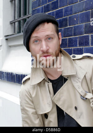 British singer Ali Love poses during a photo call in Berlin, Germany ...